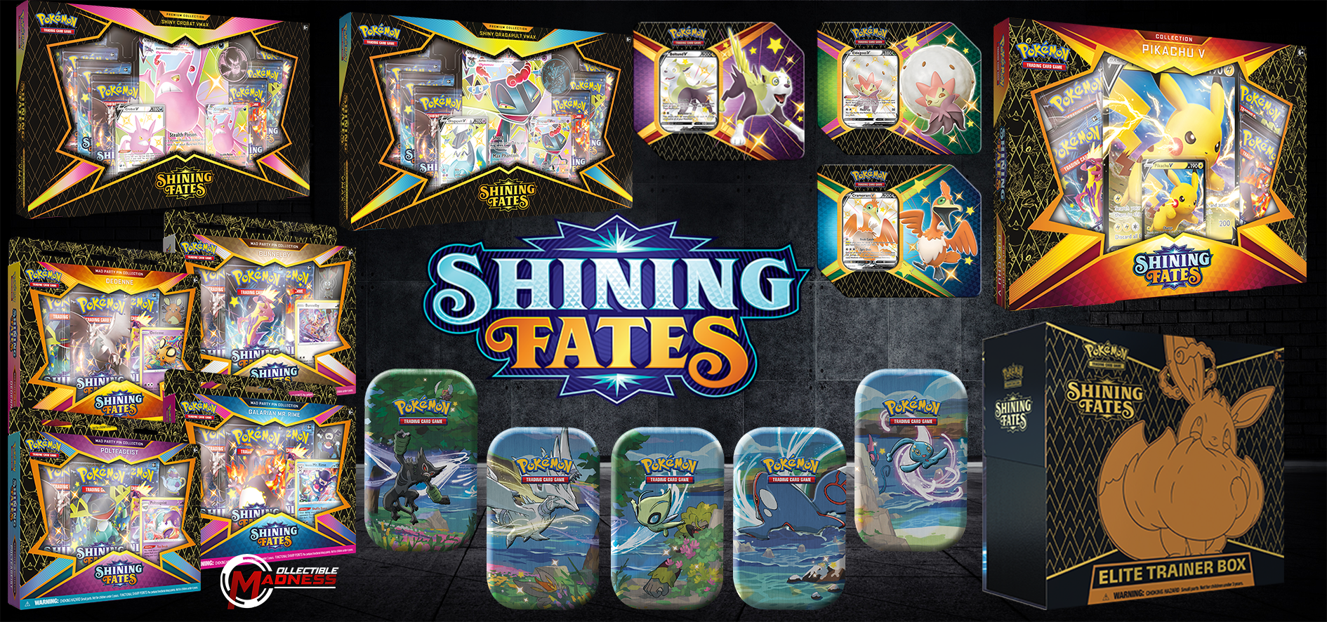 Pokemon TCG - Shining Fates is COMING to 2021
